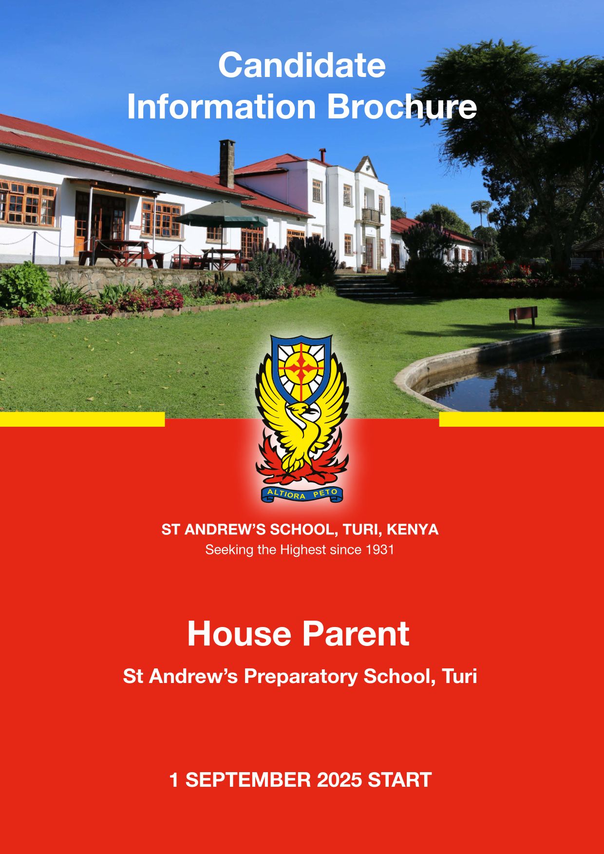 St. Andrews Turi Career Opportunities - St. Andrews Turi