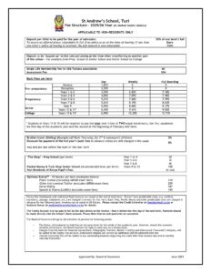 St. Andrews Turi Fees - International School in Kenya