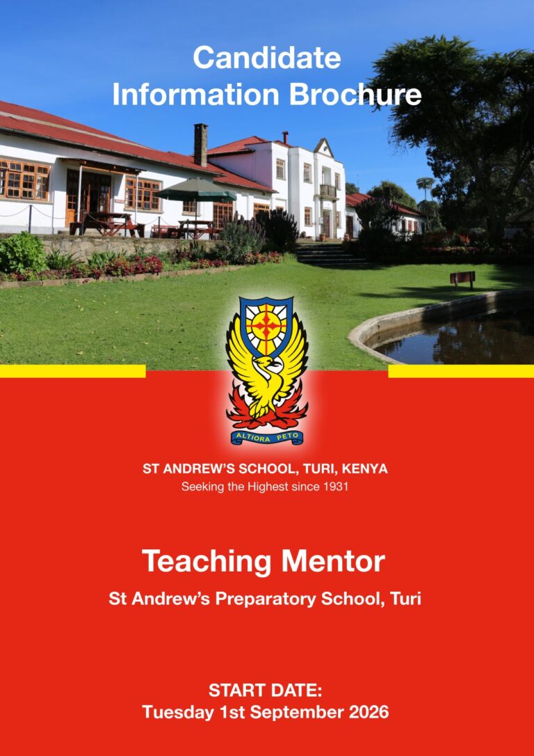 St. Andrews Turi Career Opportunities - International School in Kenya